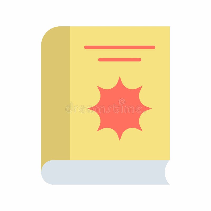 Comic Book Icon Vector Image. Stock Vector - Illustration of learning ...