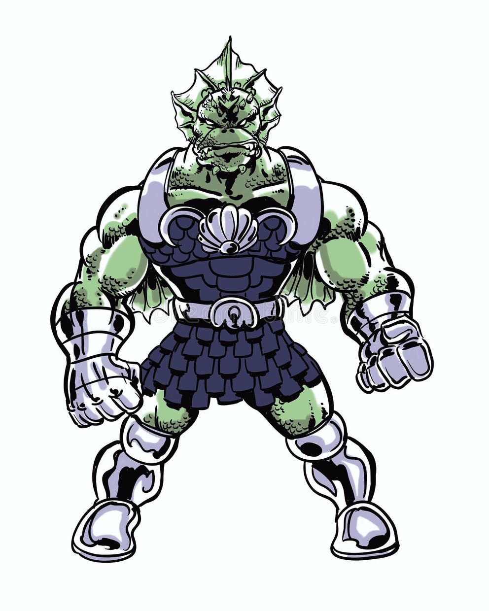 Muscular Fish Stock Illustrations – 204 Muscular Fish Stock ...