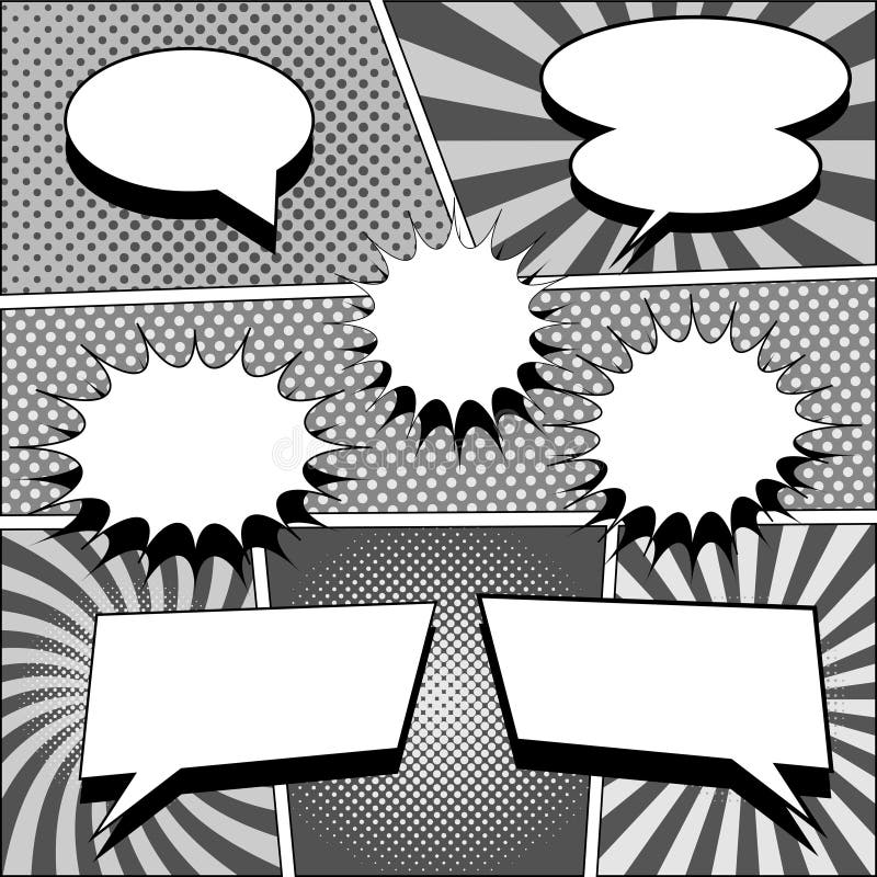 Color Comic Book Page Template Stock Illustrations – 2,781 Color Comic ...