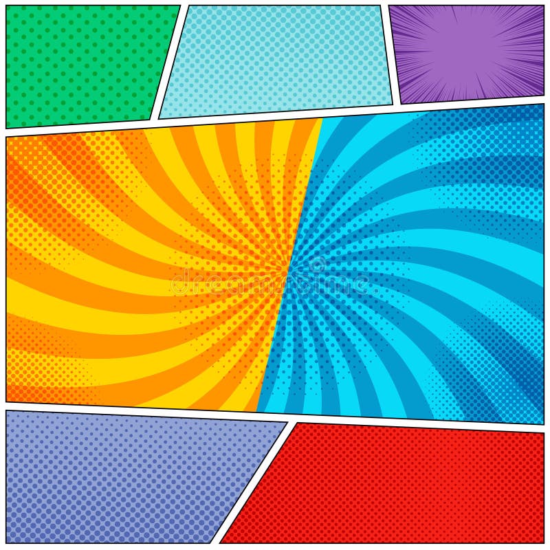 Comic Book Backgrounds Stock Illustrations – 12,126 Comic Book ...