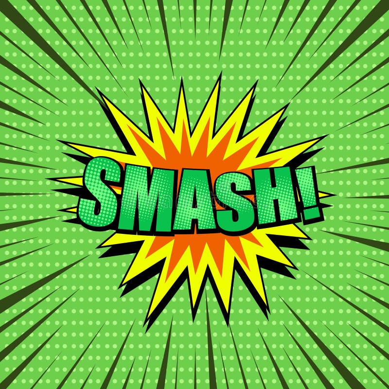 Comic Book Page Explosive Concept Stock Vector - Illustration of cloud ...