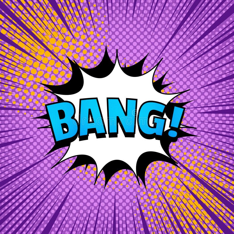 Comic Book Page Explosive Template Stock Vector - Illustration of ...