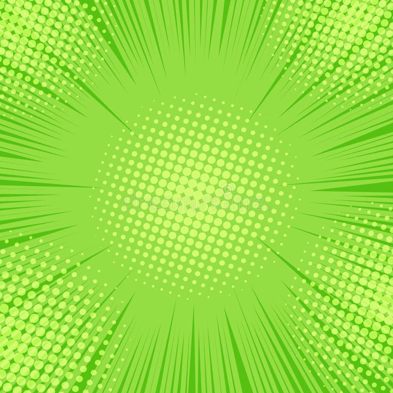 Comic Book Page Green Background Stock Vector - Illustration of page ...