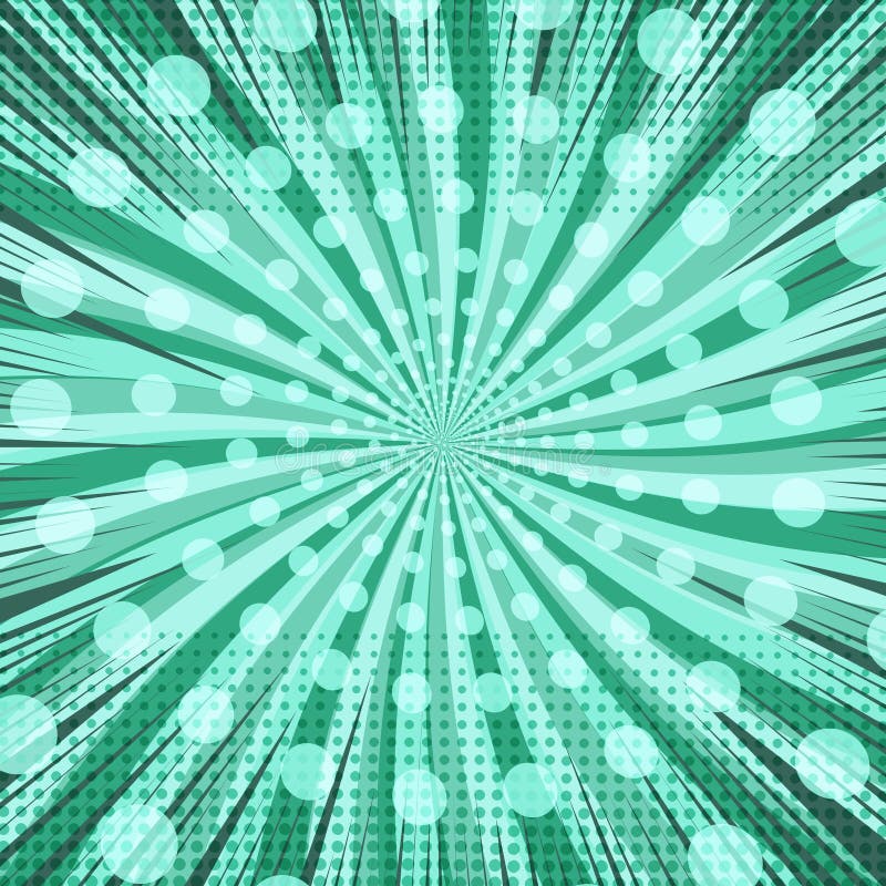 Comic Book Page Light Green Concept Stock Vector - Illustration of beam ...