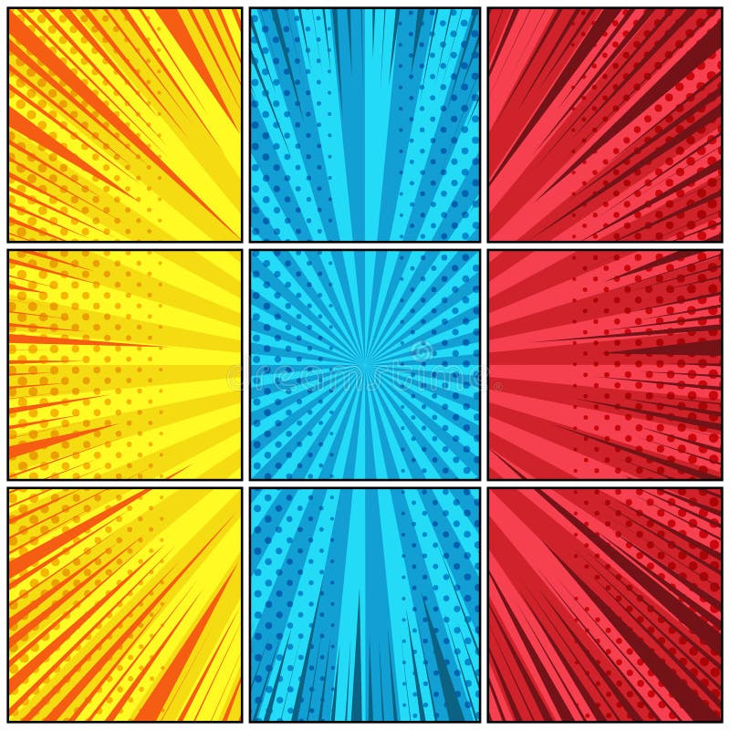 Color Comic Book Page Template Stock Illustrations – 2,781 Color Comic ...