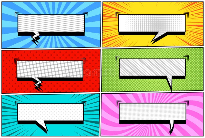 Rectangular Comic Burst Stock Illustrations – 87 Rectangular Comic ...