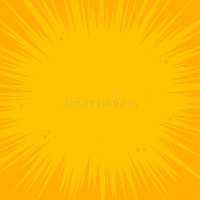 Comic Book Pop Art Strip Radial Backdrop Stock Vector - Illustration of ...