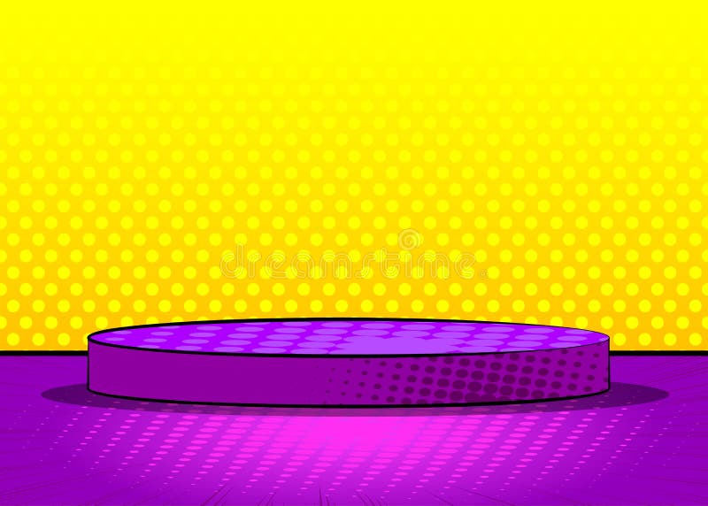 Comic Book Product Podium Stage for Mockup Presentation. Comics ...