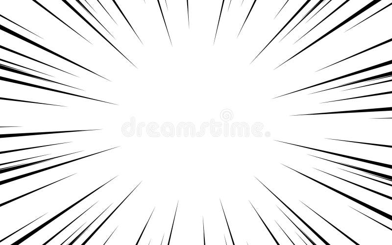 Comic Book Radial Lines. Comics Background with Motion, Speed Lines ...
