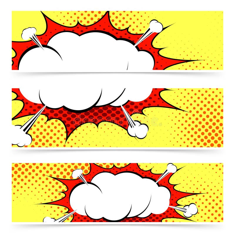 Comic Book Explosion stock vector. Illustration of boom - 39773358