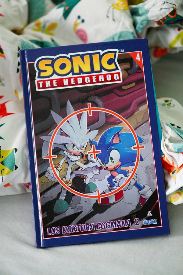 Comic Book with Sonic the Hedgehog Characters on the Cover Editorial ...