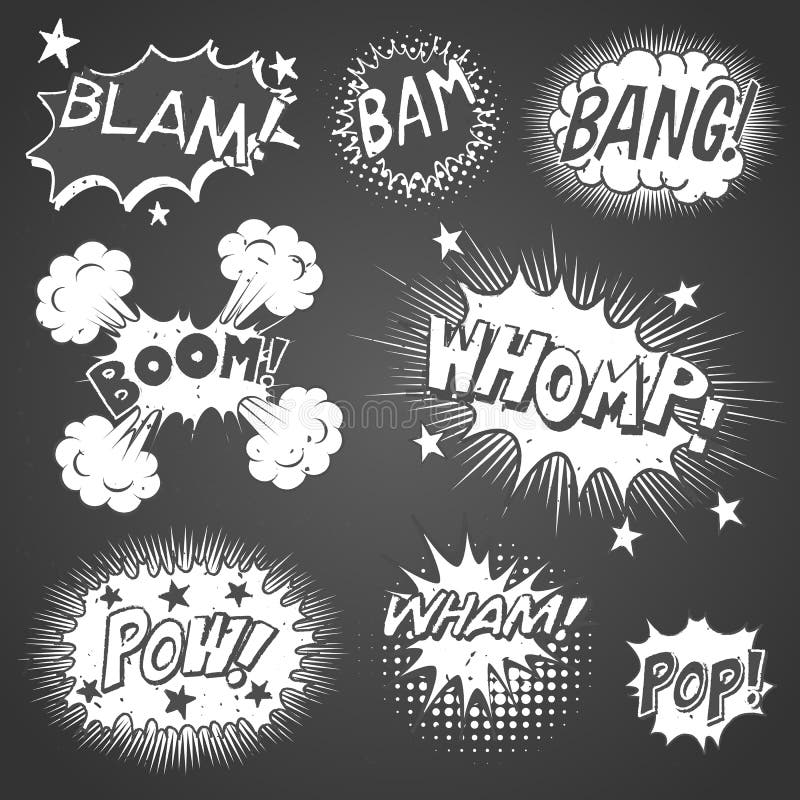 Comic Book Sound Effects stock vector. Illustration of graphic - 62723042