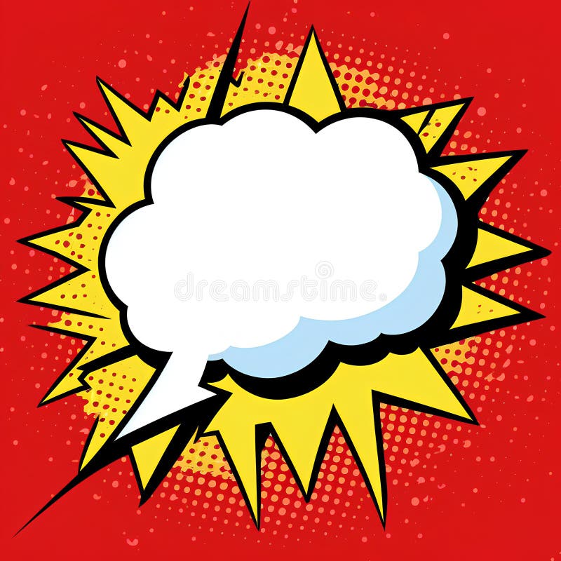 Comic Book Page Backgrounds with Halftone Effects. Vector Illustration ...