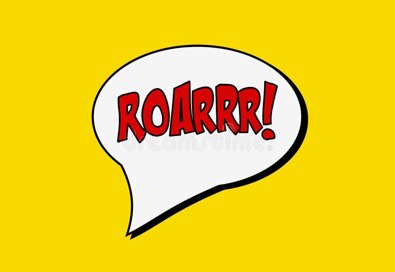 Text Roarrr Stock Illustrations – 6 Text Roarrr Stock Illustrations ...