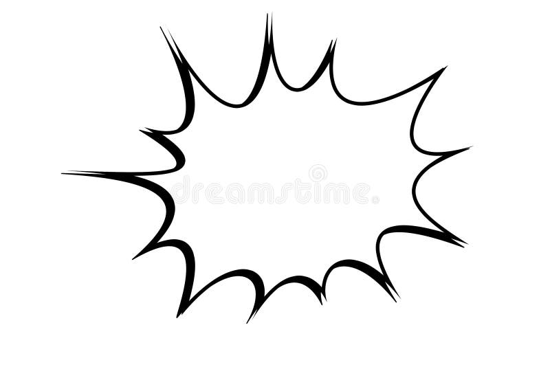 Comic Book Speech Bubble, Yelling and Screaming Concept with a Pop Art ...