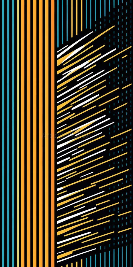 Comic Book Speed Lines Seamless Pattern. Striped Background. Vector ...