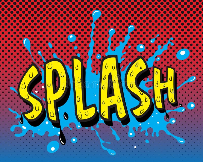 Comic book - Splash stock vector. Illustration of fifties - 10708556