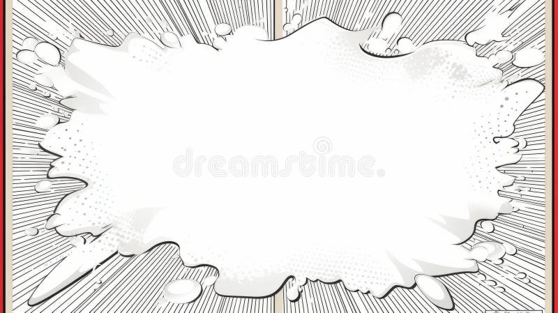 Comic Book Splash Background: Dark White and Light Beige Stock ...