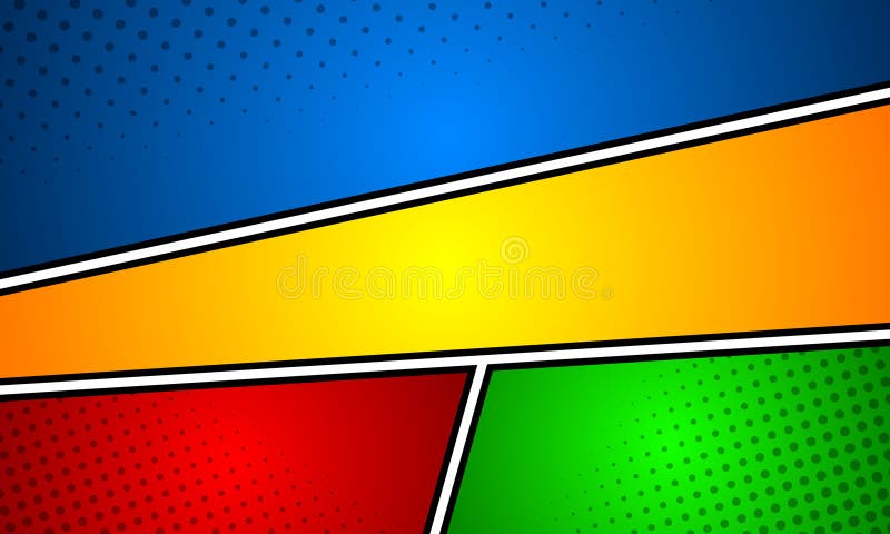 Comic Book Storyboard Style Pop Art Retro Vector Illustration Stock ...