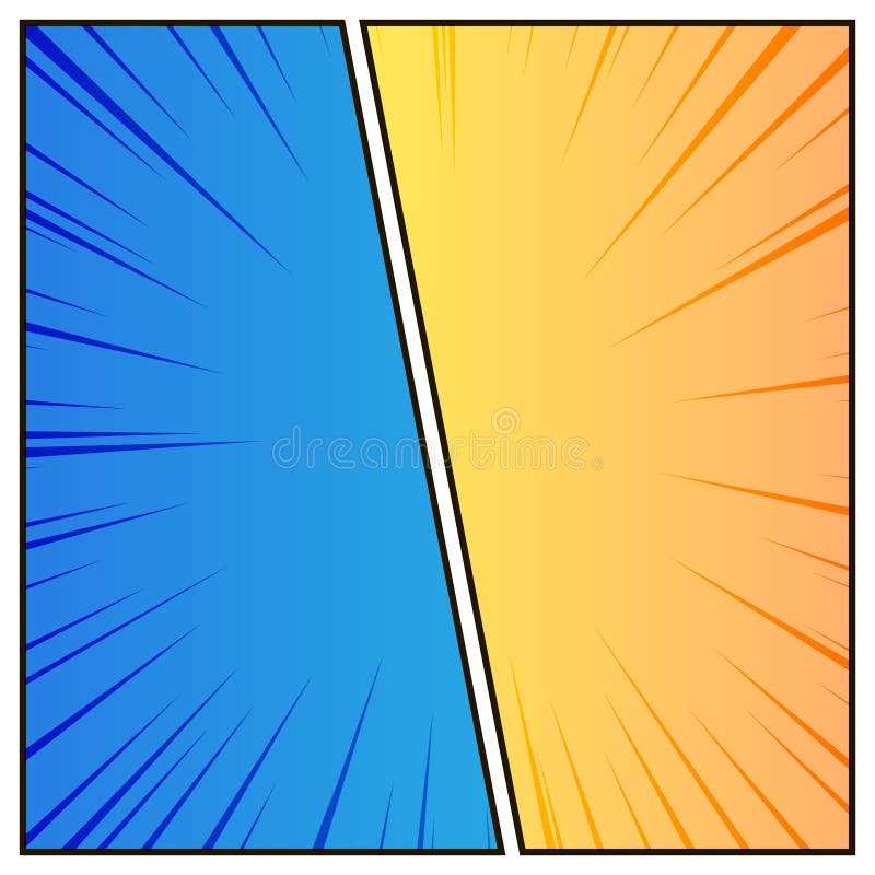 Comic Styled Background. Colorful Versus Page, Vector Stock Vector ...