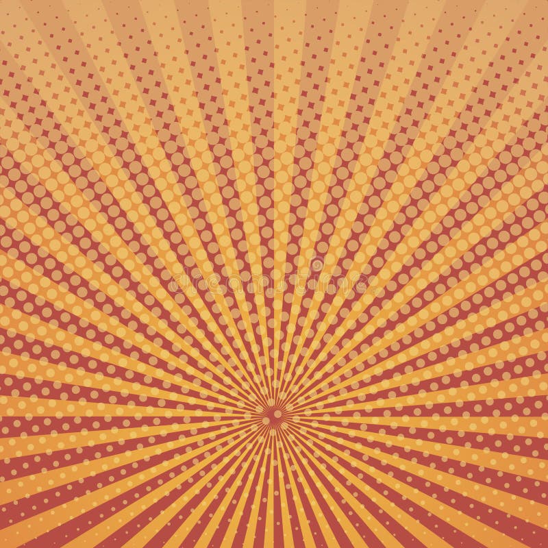 Comic Book Style Background, Halftone Print Texture, Vector Stock ...