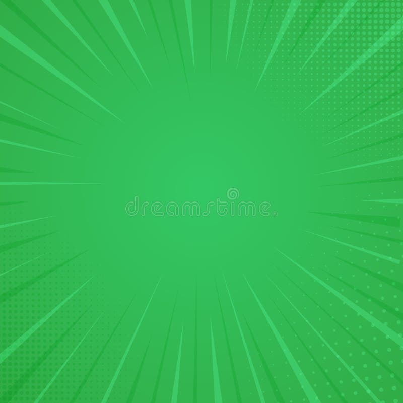 Blue Comic Background with Zoom Effect and Halftone Dots Pattern Stock ...