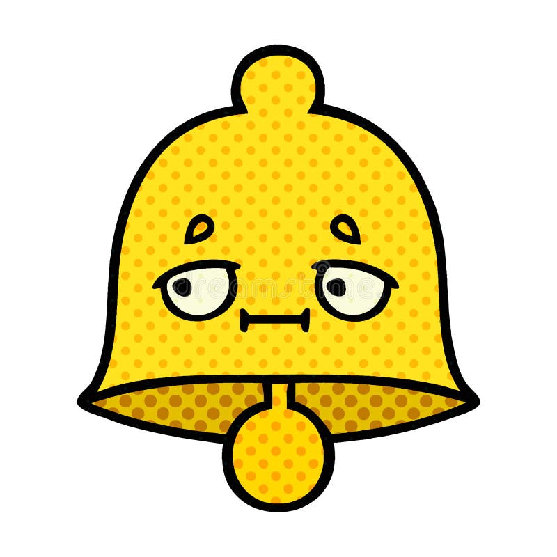 Comic Book Style Cartoon Bell Stock Vector - Illustration of hand ...