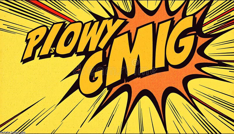 Comic Book Style Explosion Bubble, Pop Art Graphic Burst Effect, Stock ...