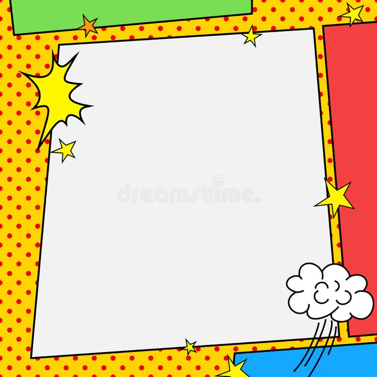 Comic book style frame stock vector. Illustration of burst - 57094158