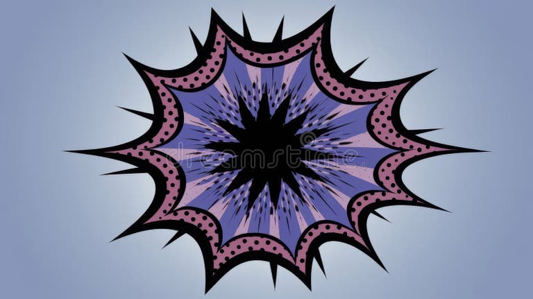 Comic Book Style Hole with Vector Format for Illustrator Stock ...