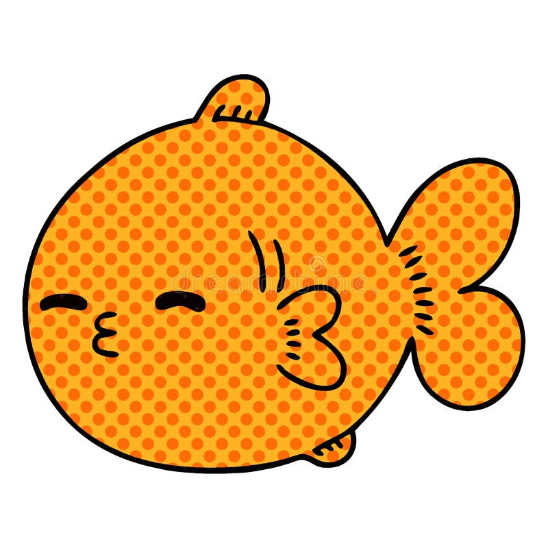 Comic Book Style Quirky Cartoon Fish Stock Vector - Illustration of ...