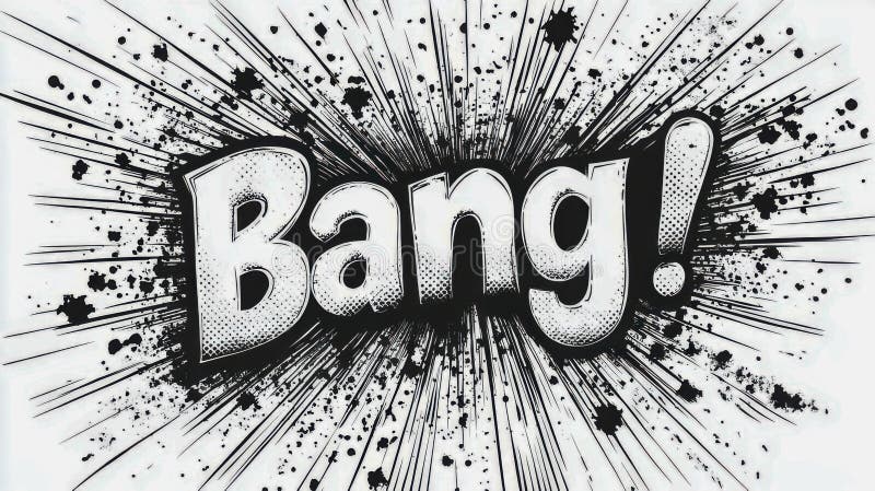 Comic Book Style Text with Explosive Action Design and Bold Graphic ...