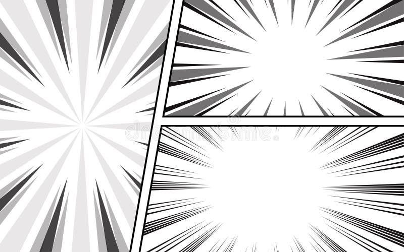 Comic Book Template. Frames for Dialogue, Communication Boxes of ...