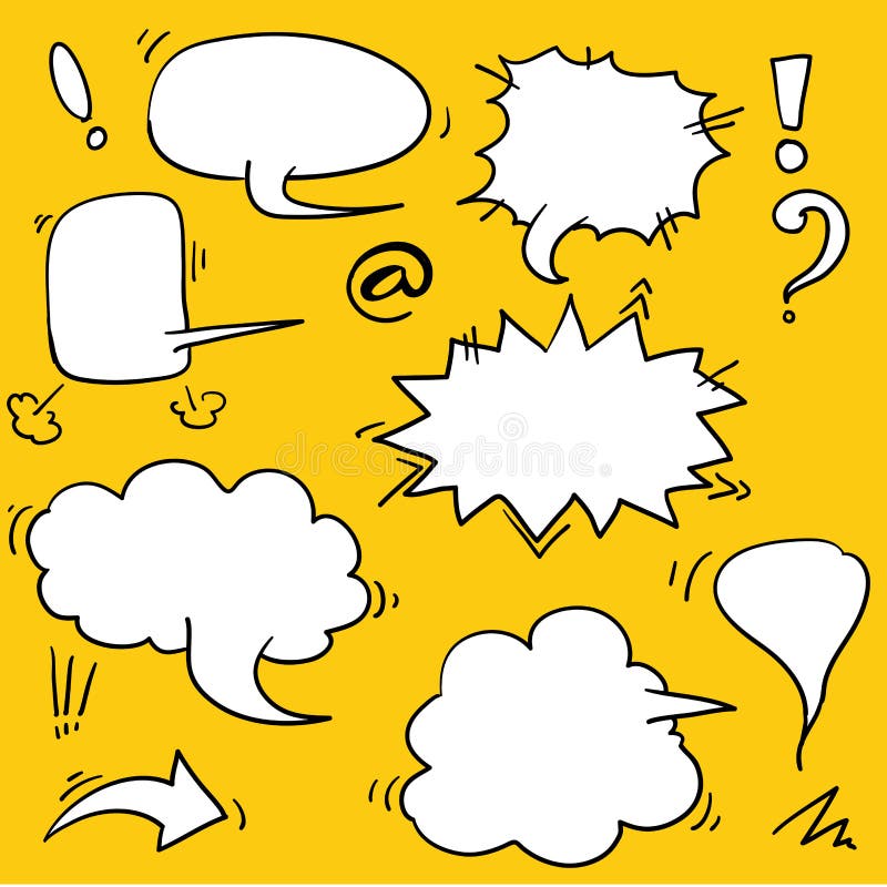 Comic Book Text Speech Bubble in Pop Art Style. Halftone Background ...