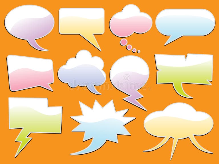 Comic Word Balloons Stock Illustrations – 980 Comic Word Balloons Stock ...