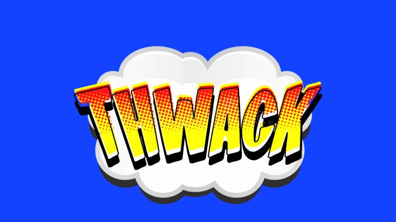 Comic Book LOL Speech Bubble on a Green Screen Stock Video - Video of ...