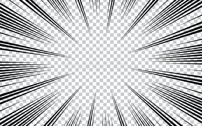 Comic Book Transparent Background Stock Vector - Illustration of motion ...