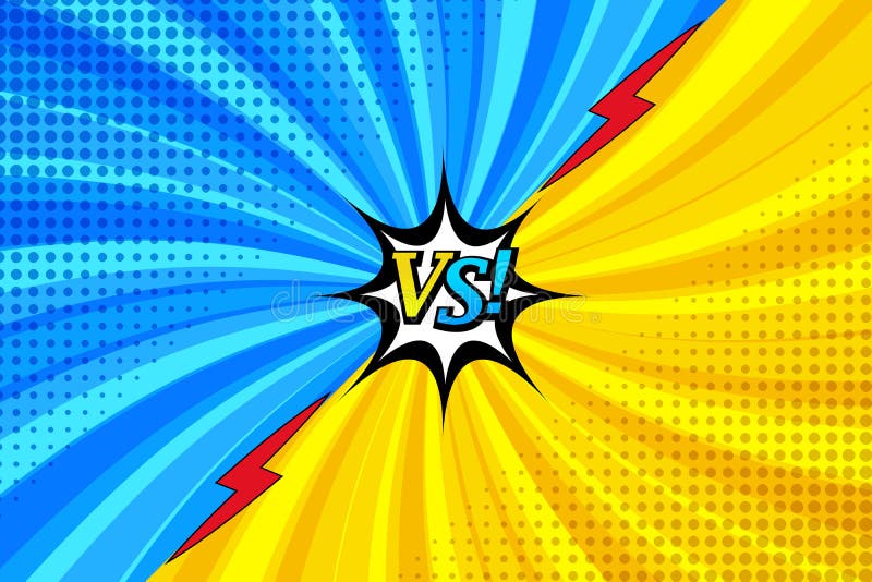 Horizontal Versus Screen, Logo Vs Letters for Sports and Fight ...