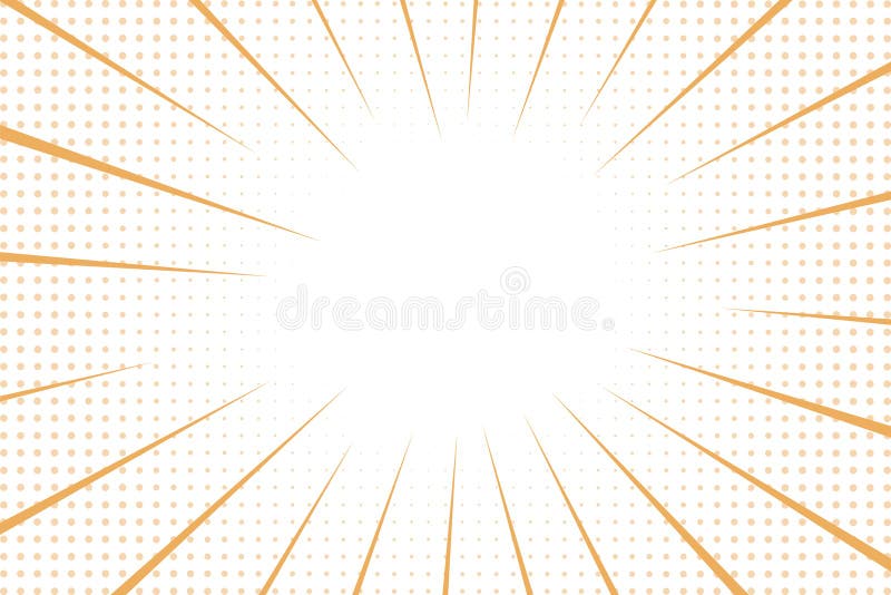 Comic Book White Background Pop Art Retro Page Style, Halftone Cartoon ...