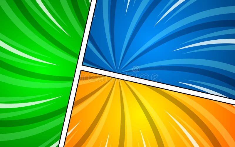 Comic Books Dialog Bubbles. Cartoon Book Superhero Scrapbook Page ...