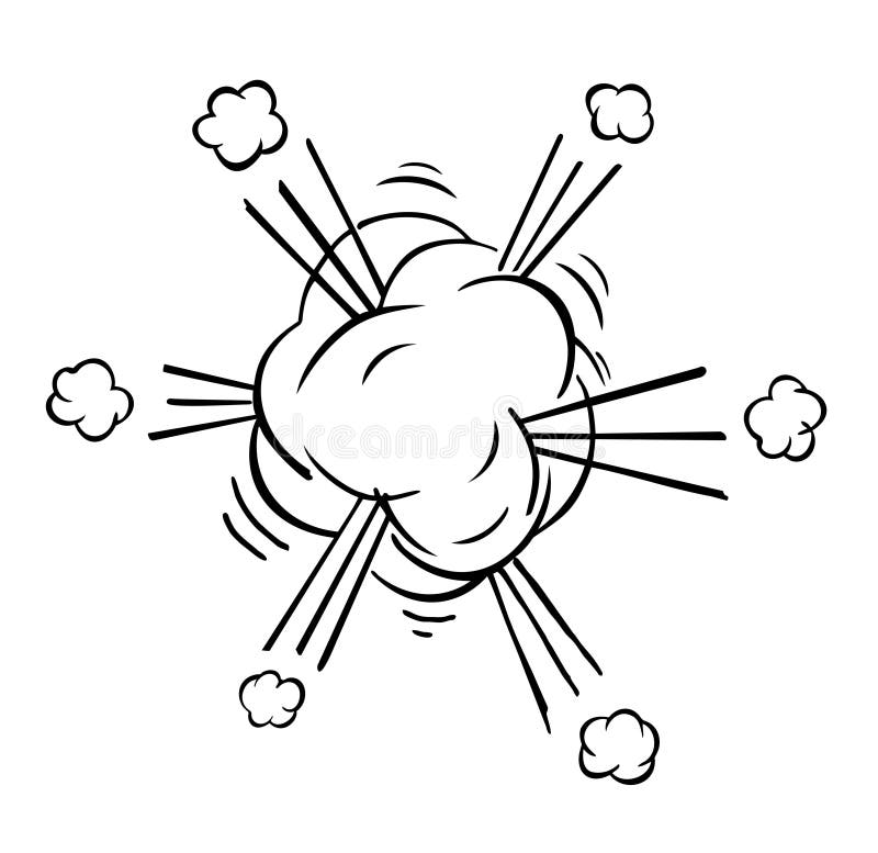 Comic Boom. Explosion. Comics Sketch Explosion Splash Comic Book Text ...