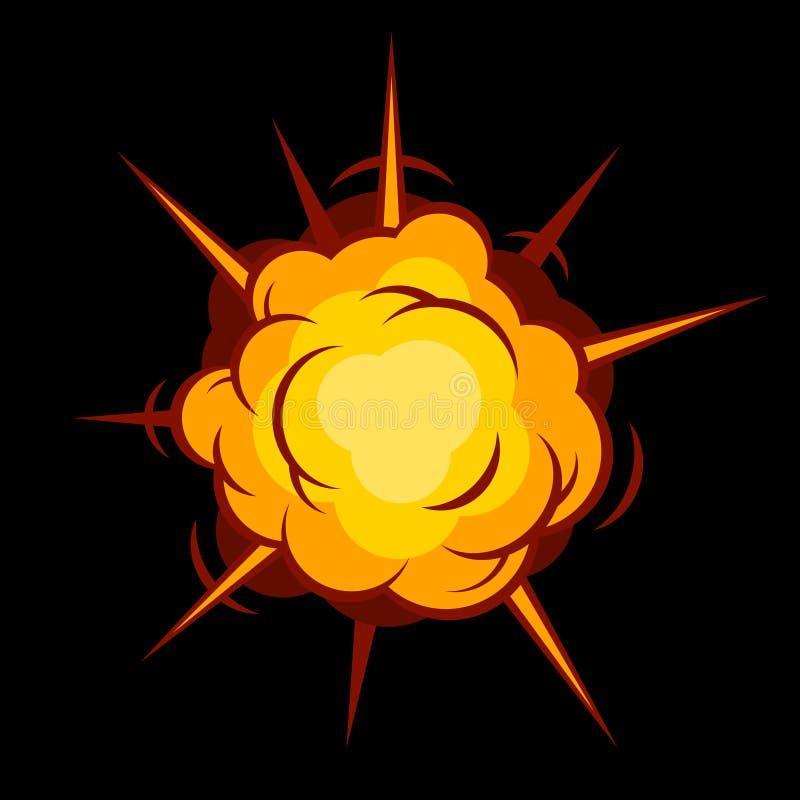 Comic Boom. Explosion. Vector Stock Vector - Illustration of ...