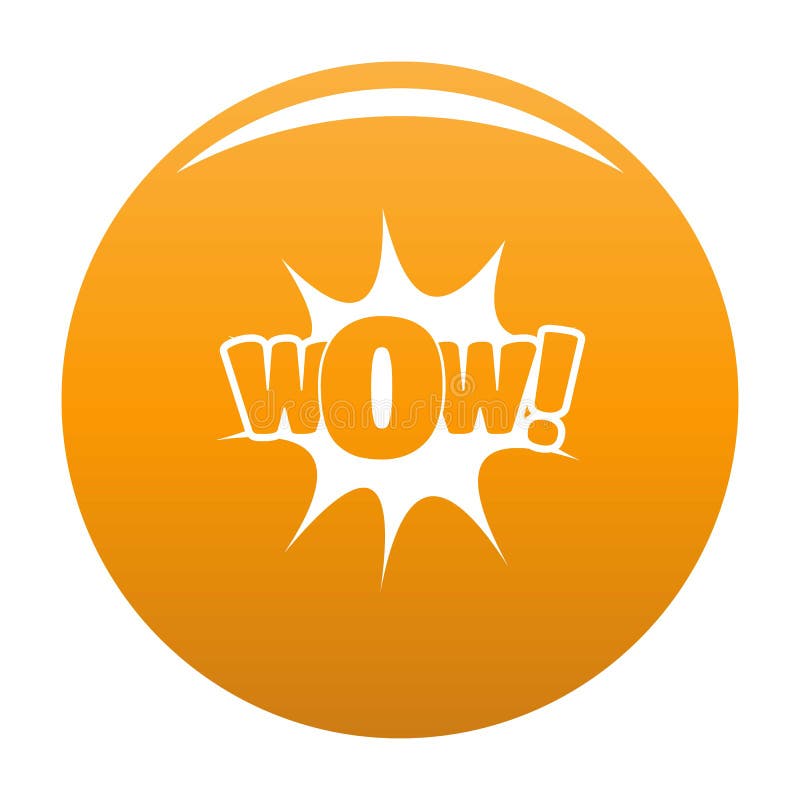 Comic Boom Icon Vector Orange Stock Vector - Illustration of shape ...