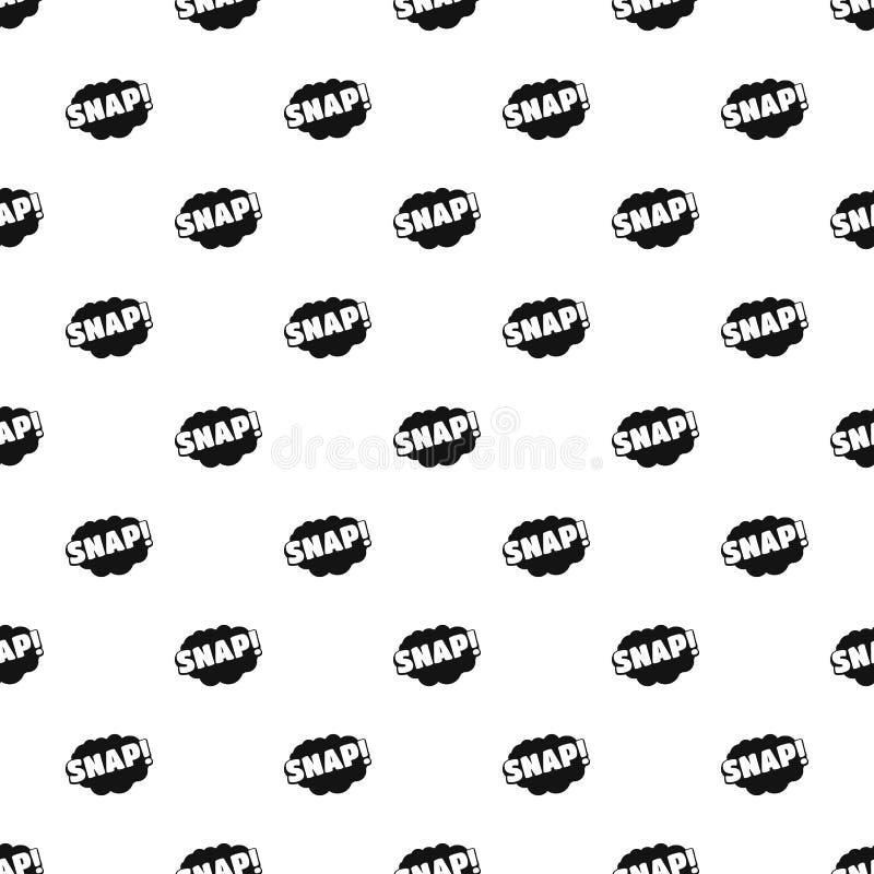 Comic Boom Snap Pattern Seamless Vector Stock Vector - Illustration of ...