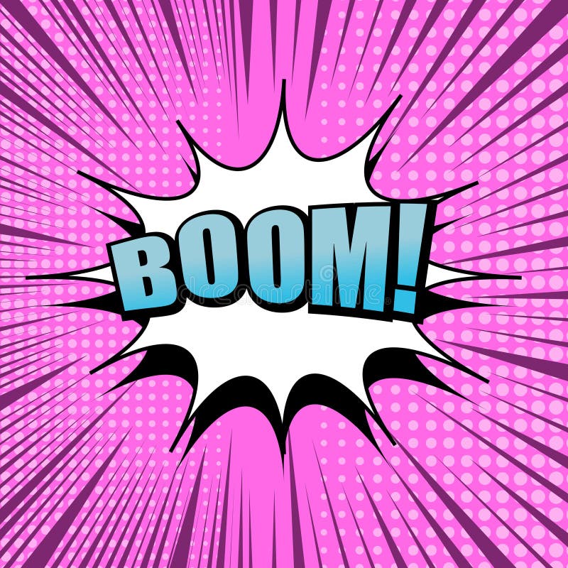 Comic Pink 2019 Year Concept Stock Vector - Illustration of layout ...