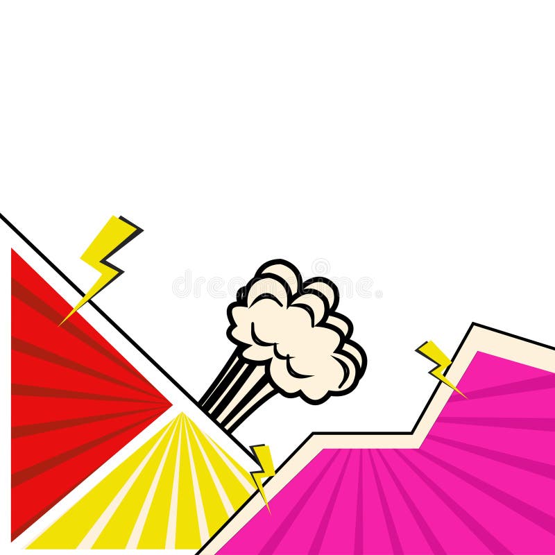 Comic Border Effect stock vector. Illustration of abstract - 348065888