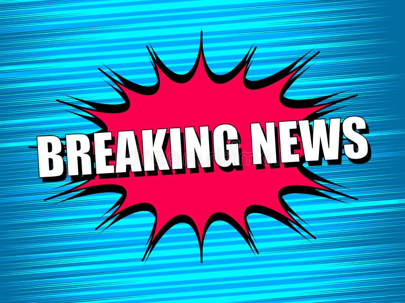 Comic Breaking News Concept Stock Vector - Illustration of artwork ...