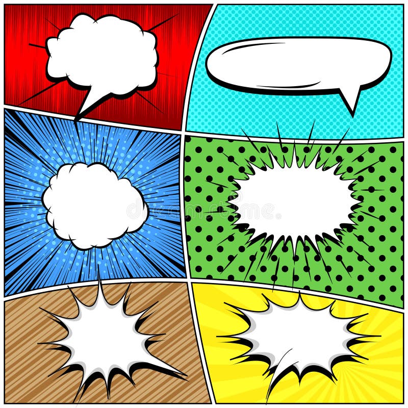 Comic bright backgrounds stock vector. Illustration of magazine - 144862190