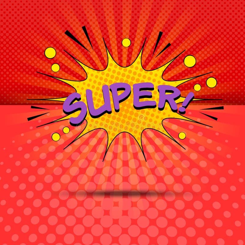 Comic Bright Elegant Template Stock Vector - Illustration of funny ...