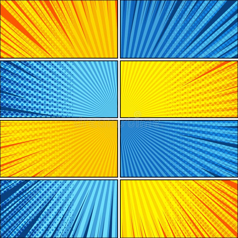 Comic Bright Explosive Background Stock Vector - Illustration of effect ...